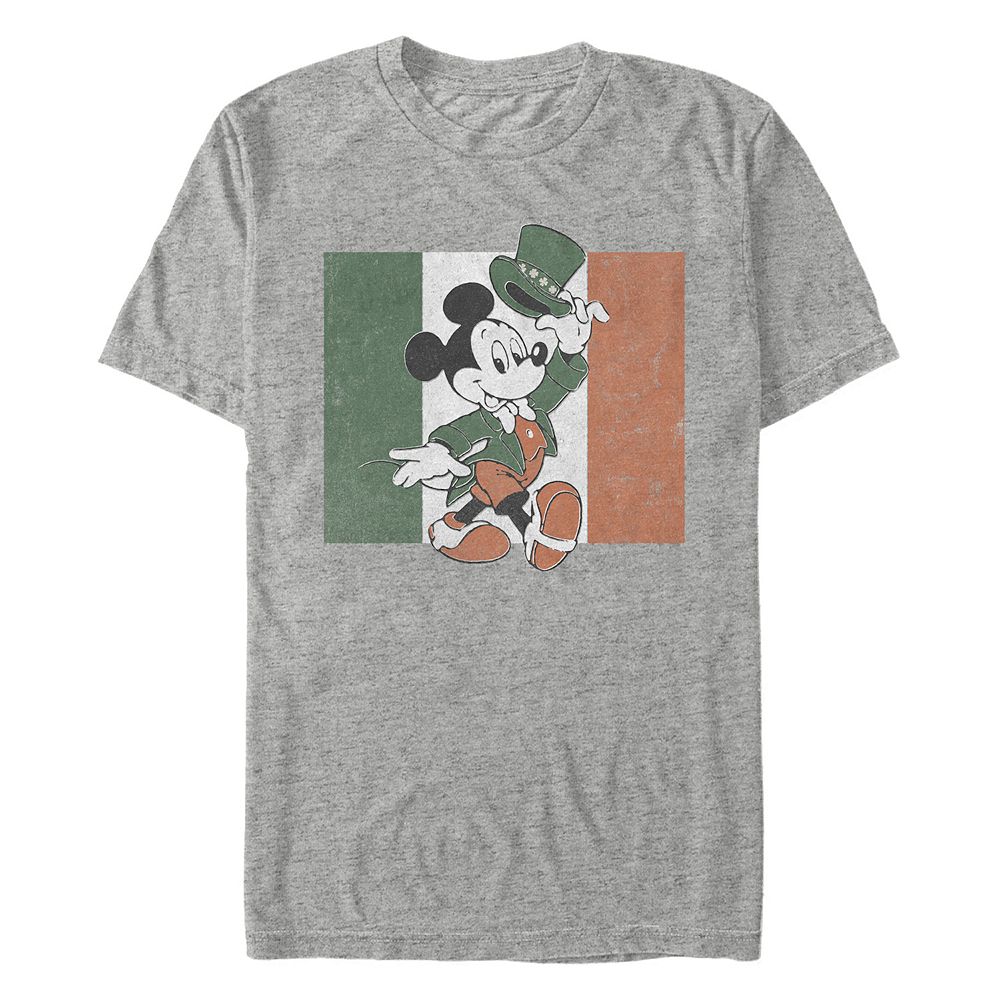 Disney's Mickey Mouse Irish Flag Men's Graphic Tee