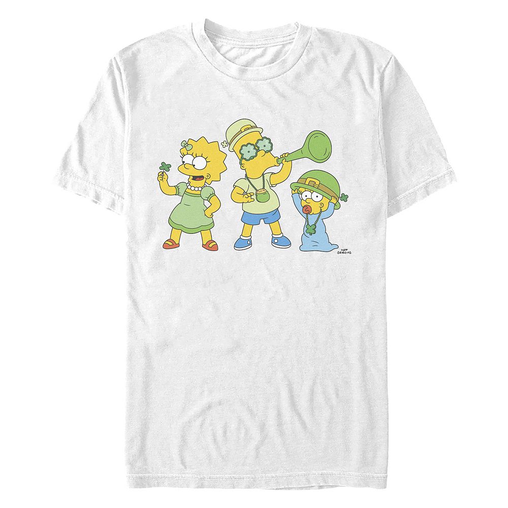 Men's The Simpsons Saint Patrick's Day Party Graphic Tee