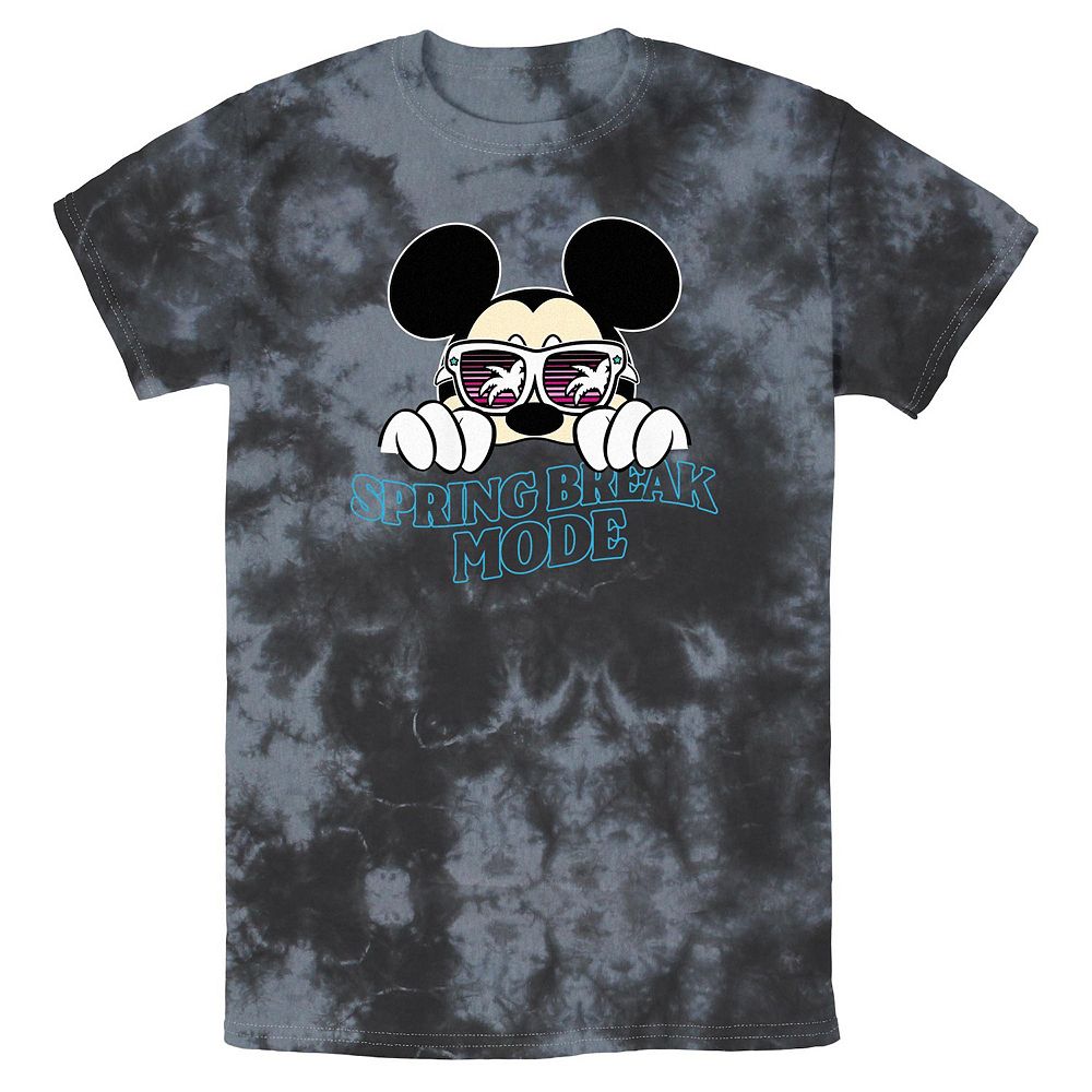 Disney's Mickey Mouse Spring Break Mode Bombard Wash Men's Graphic Tee