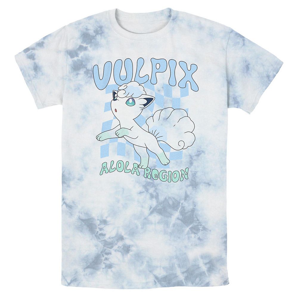 Men's Pokemon Vulpix Alola Region Bombard Wash Graphic Tee