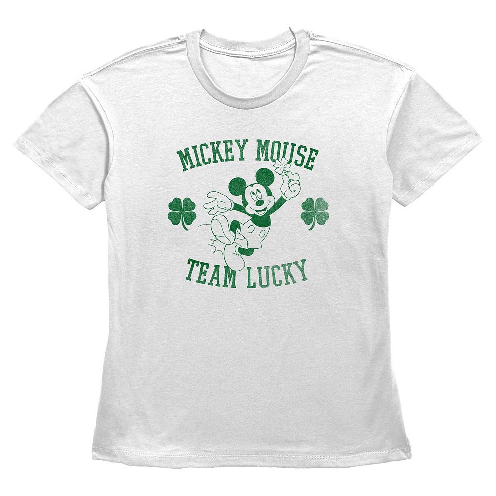 Disney's Mickey Mouse Team Lucky Women's Graphic Tee