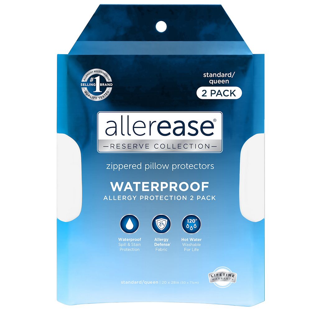 AllerEase Reserve 2-pk. Waterproof Pillow Protectors