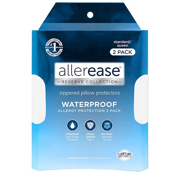 Allerease Reserve 2 Pk Waterproof Pillow Protectors 2603
