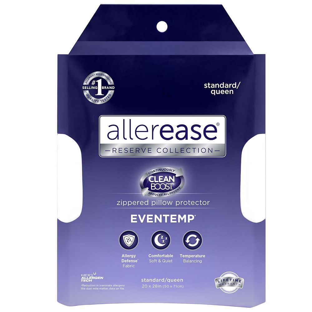 AllerEase Reserve Eventemp Pillow Protector with CleanBoost