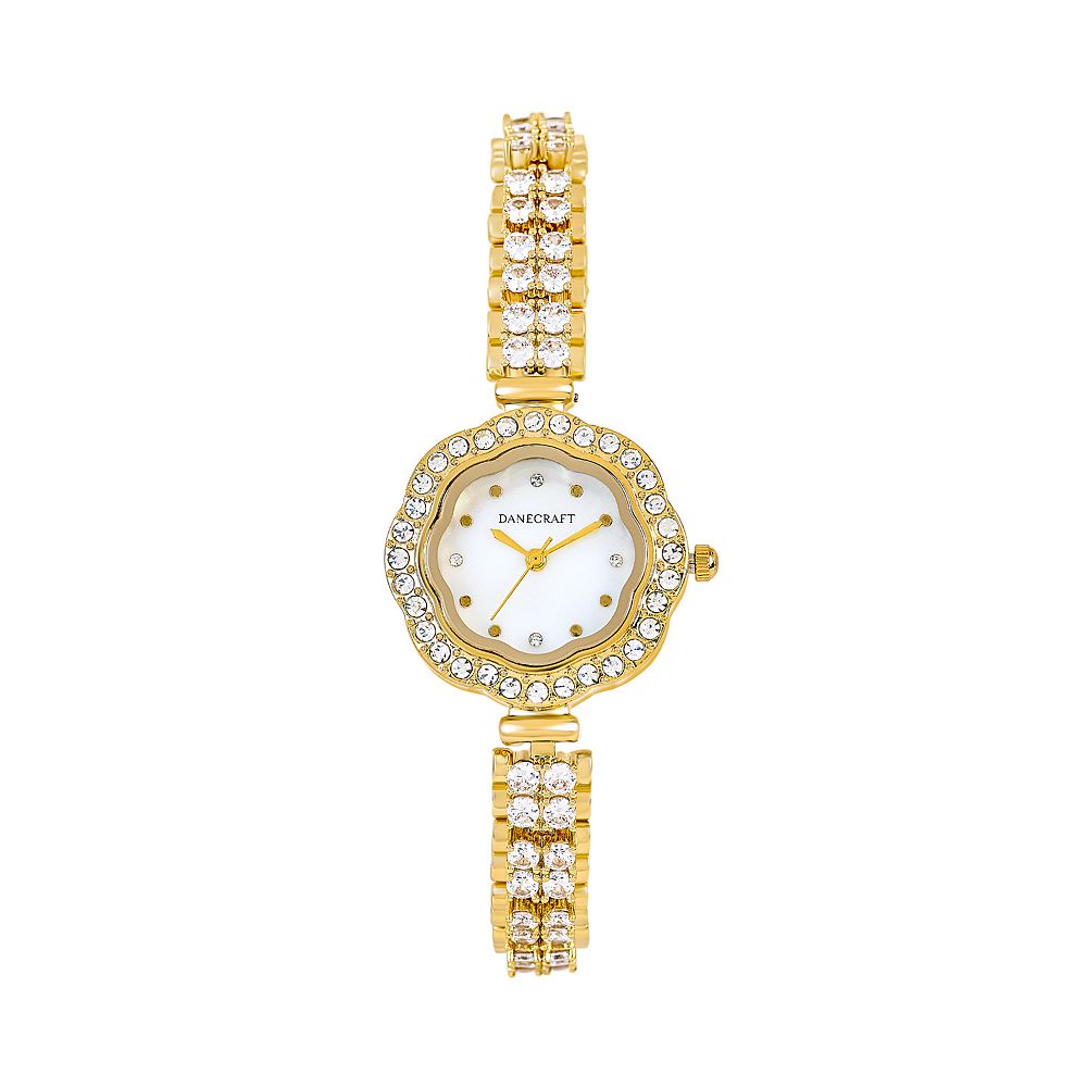 Danecraft Women's Gold Plated Geometric Watch