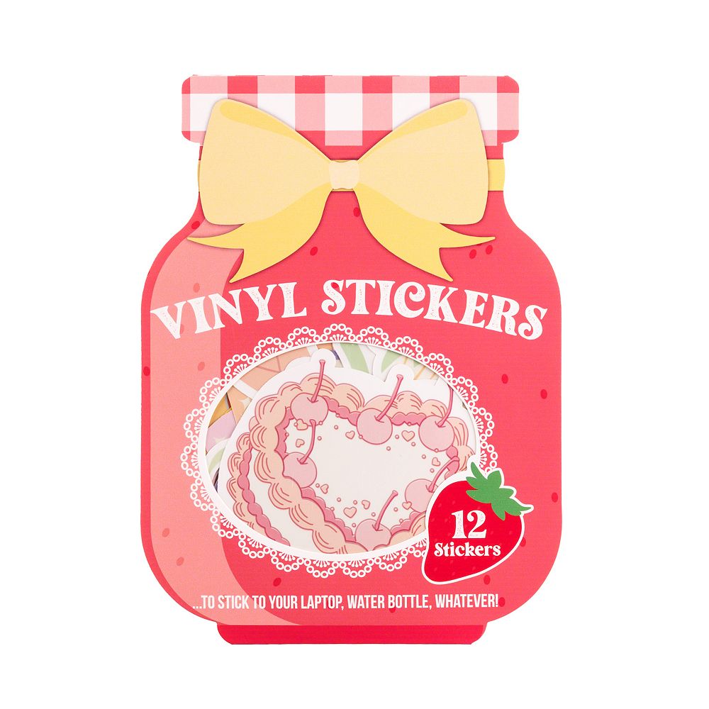 Pulsar Vinyl Sticker Pack for Girls - 12 Cute Die Cut Stickers