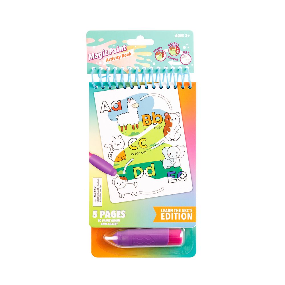 Magic Paint Activity Book - Learn the ABC's Activity Book