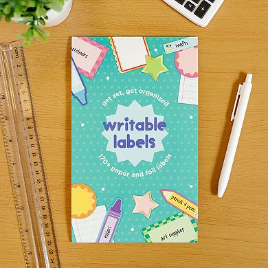 Pulsar Writable Labels for School Supplies and Organization 170+ Labels