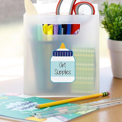 Pulsar Writable Labels for School Supplies and Organization 170+ Labels