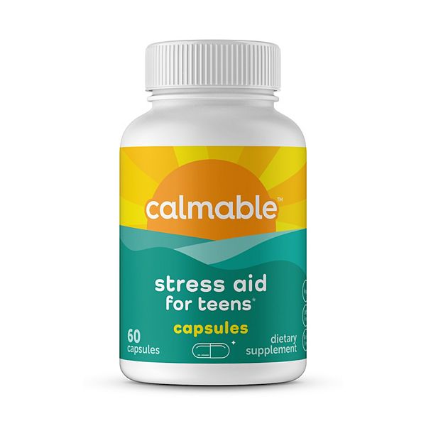 Calmable® Stress Relief Aid for Teens Capsules - Stress Relief - 60 ...
