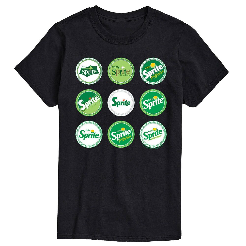 Big & Tall Sprite Bottle Cap Evolution Graphic Tee