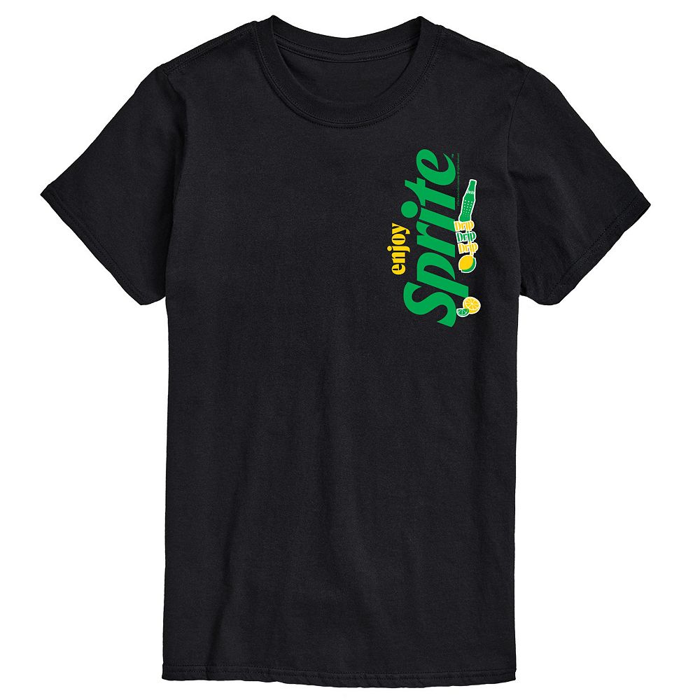Big & Tall Sprite Enjoy Sprite Oversize Left Chest Graphic Tee