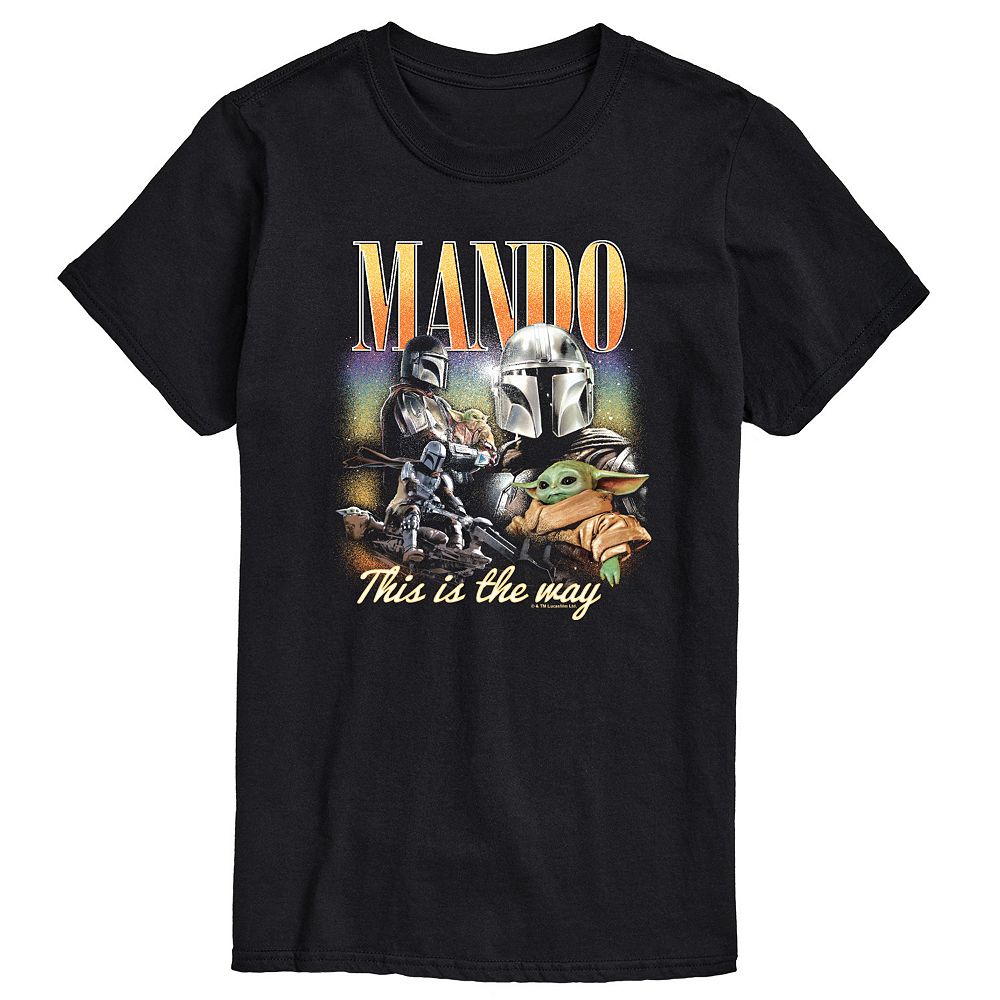 Big & Tall Star Wars The Mandalorian This Is The Way Bootleg Graphic Tee