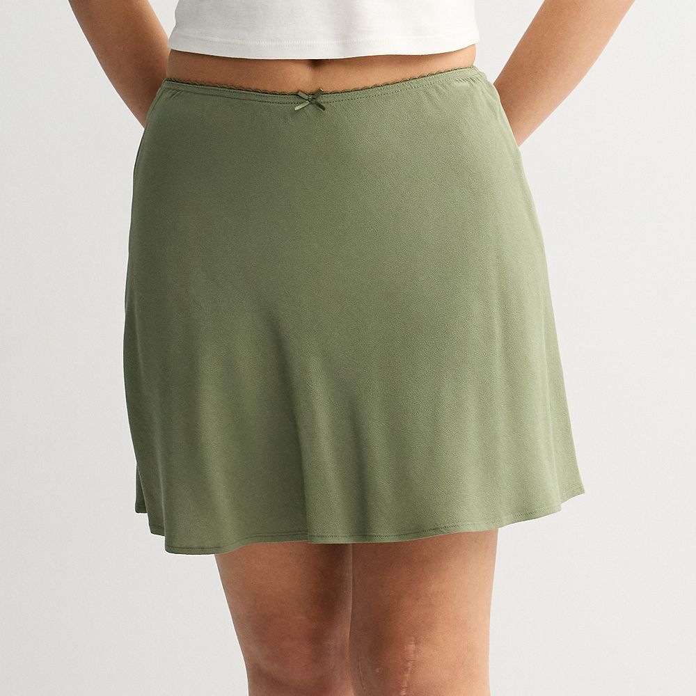 Juniors' SO® Mini Slip-On Skirt