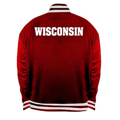 Big & Tall Wisconsin Badgers Reversible Satin Jacket