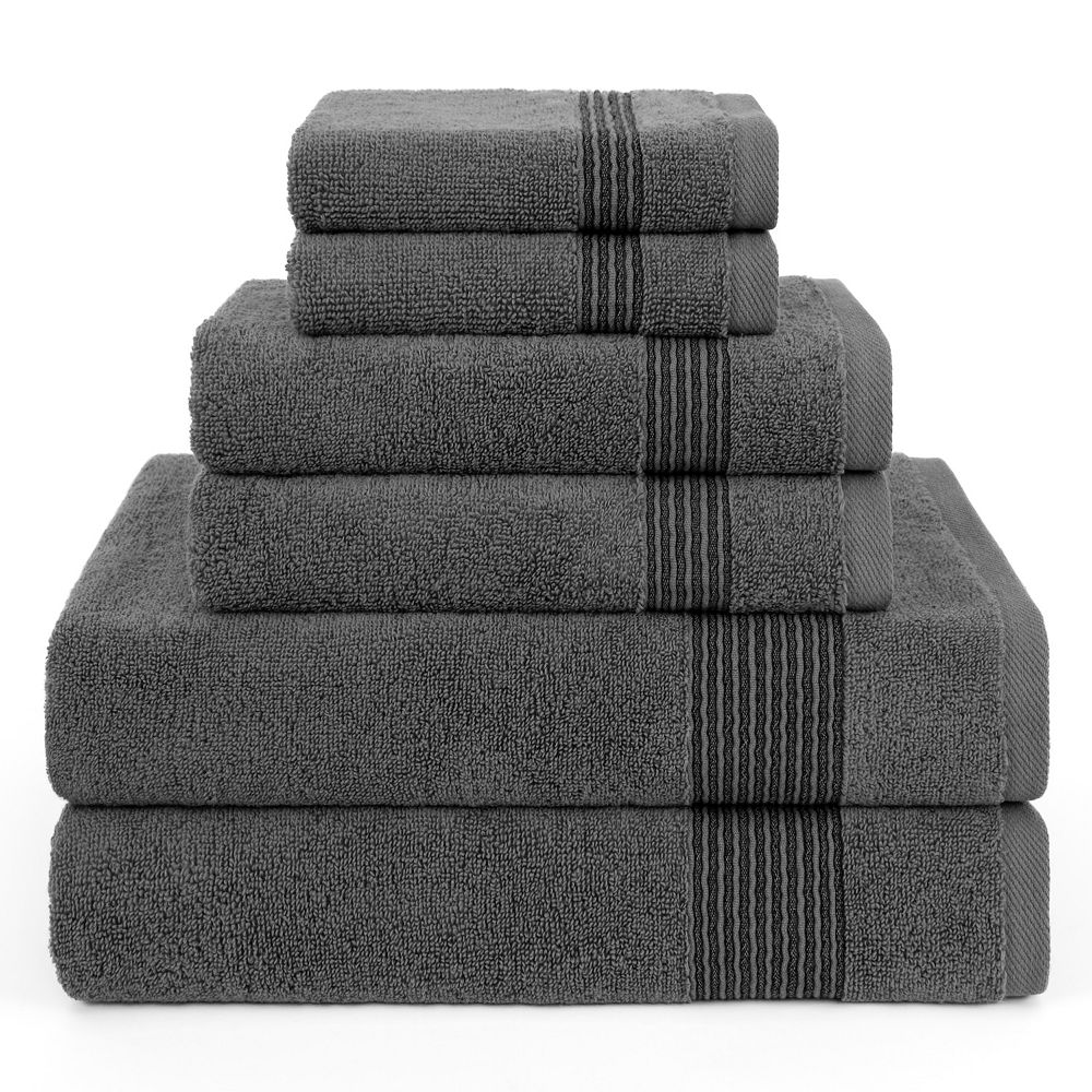 American Soft Linen 6-pc. Cotton Premium Spa Bath Towel Set