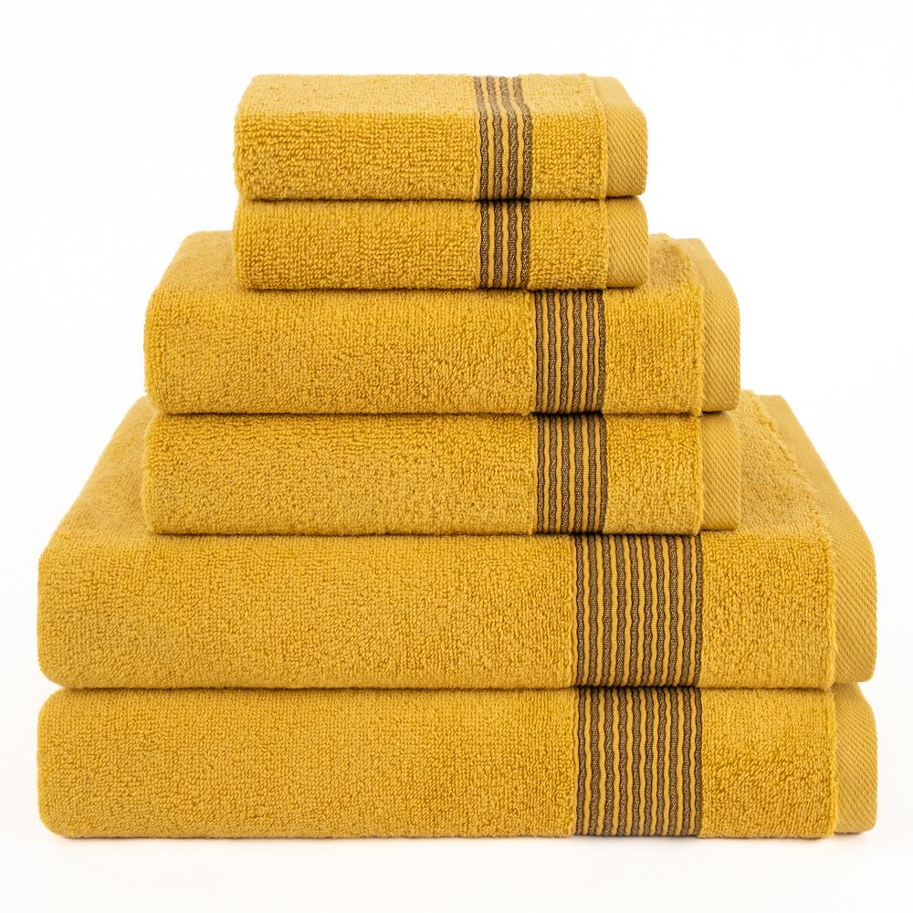 American Soft Linen 6-pc. Cotton Premium Spa Bath Towel Set