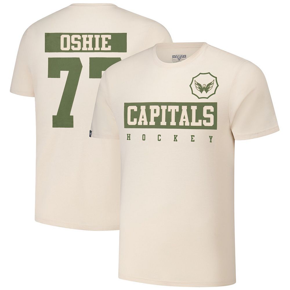 Men's Levelwear TJ Oshie Khaki Washington Capitals 2024 NHL Military ...