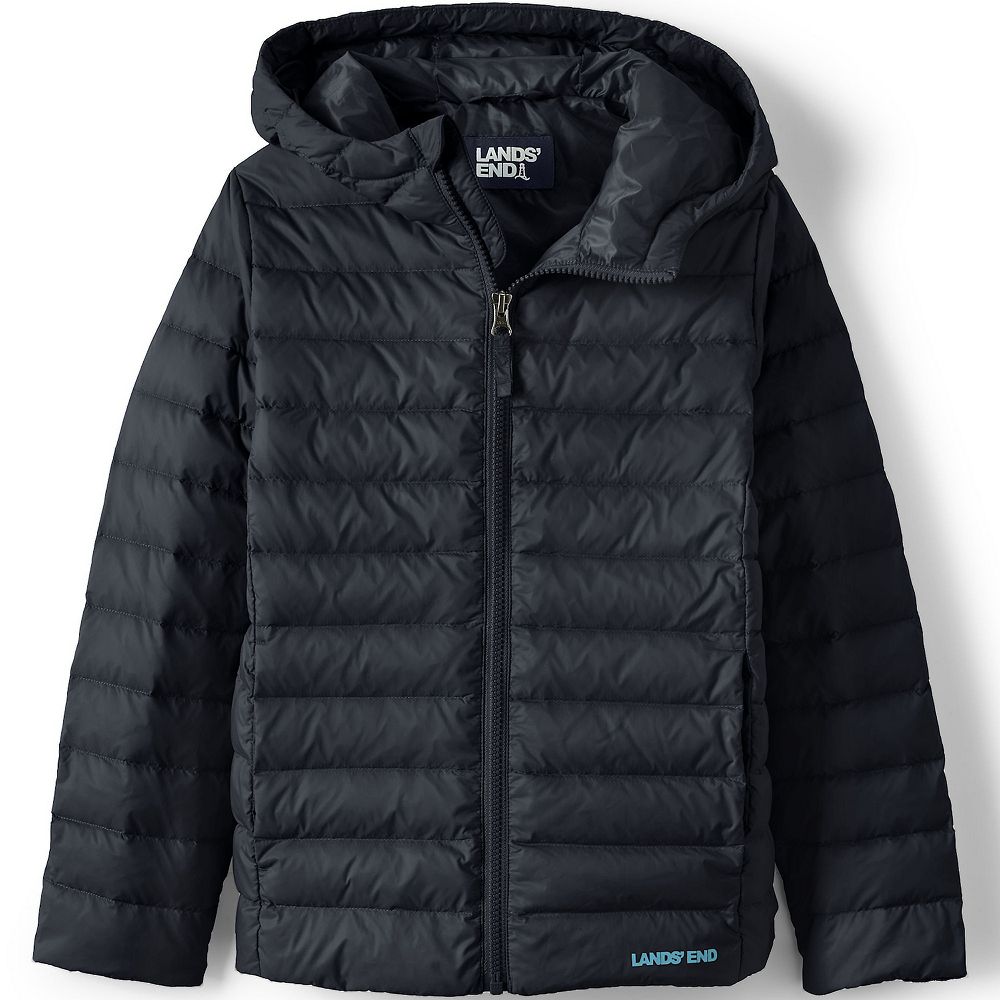 Kids' Lands' End FeatherFree™ Insulated Hooded Packable Jacket