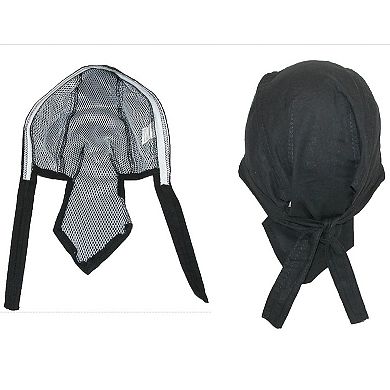 CTM Cotton Premium Lined Solid Do Rag Bandana