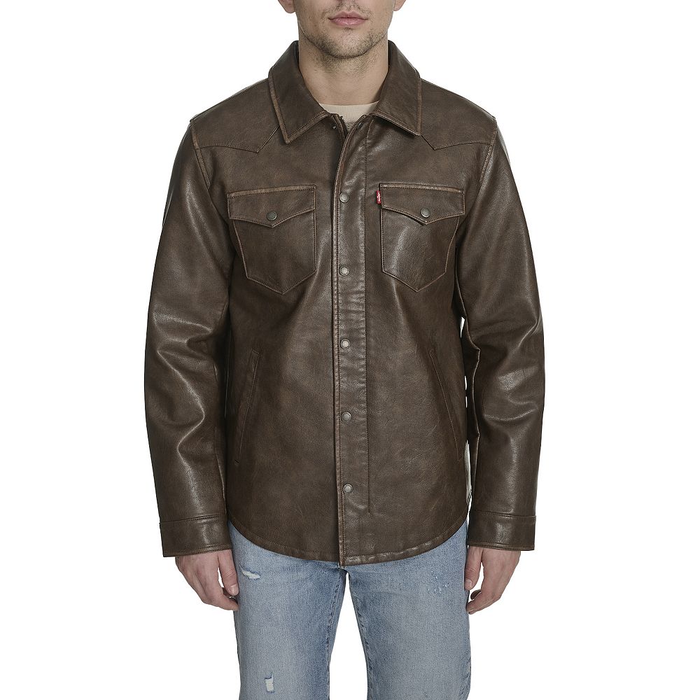 Men's Levi's® Faux Leather Shacket