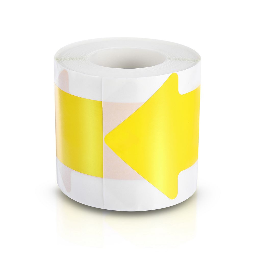 200 Pcs Adhesive Arrow Stickers, 3"x6" Arrow Floor Sticker Tape, Arrow ...