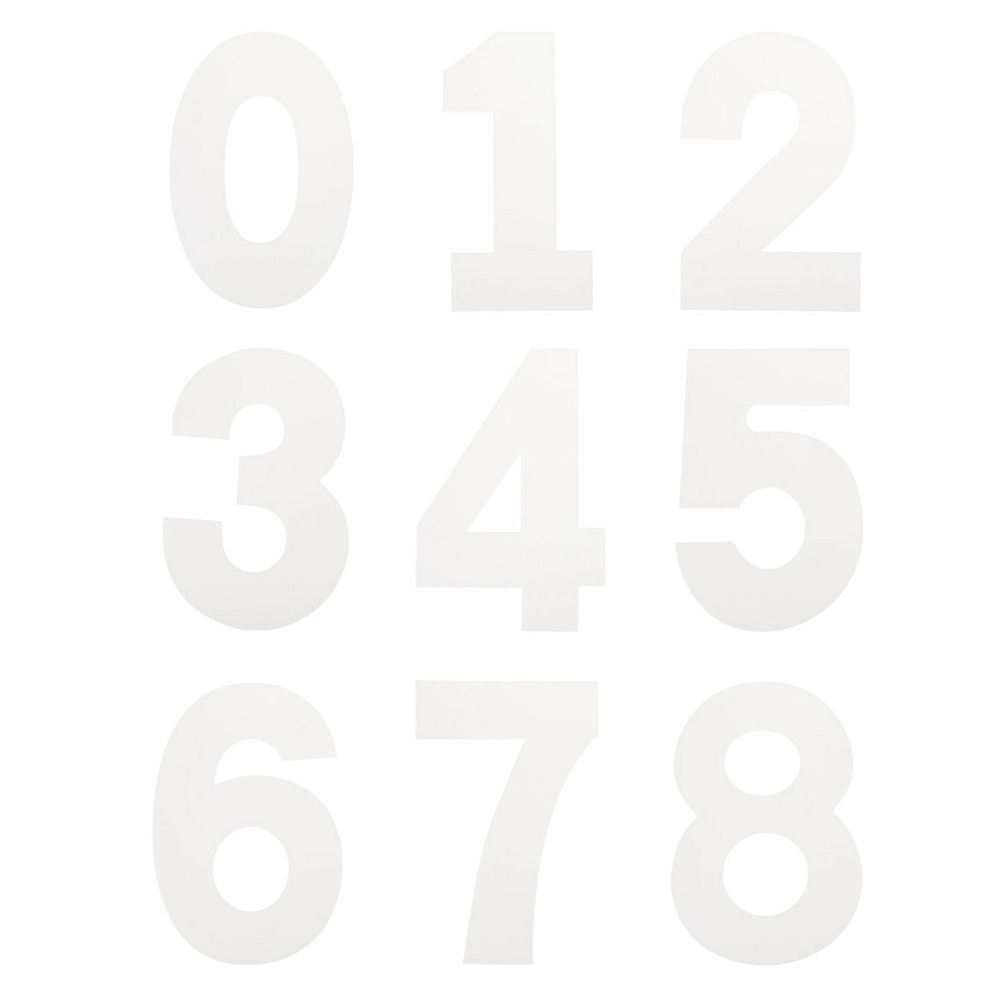 14 Inch Plastic Number Stencils Set 0-8 Address Number Stencil Templates