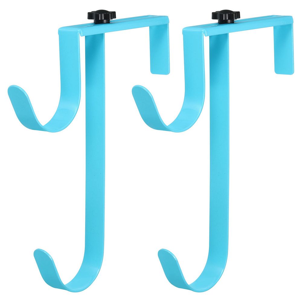 2Pcs Adjustable Pool Pole Hanger, Double Pool Hooks for Poles, Metal ...