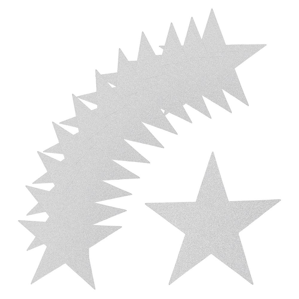 Glitters Star Cutouts Paper Five Star Confetti Cutouts for Birthday ...