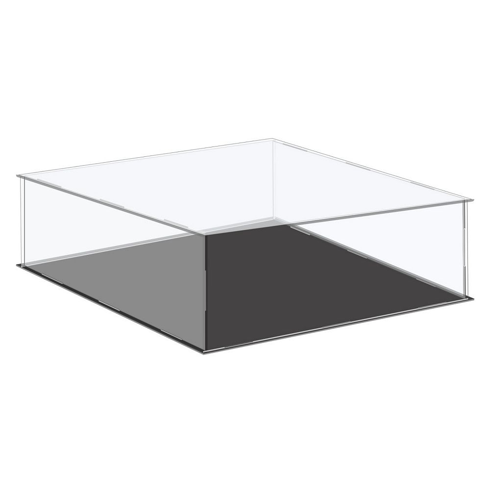 Acrylic Display Case Plastic Box Cube Storage Box Assemble Dustproof ...