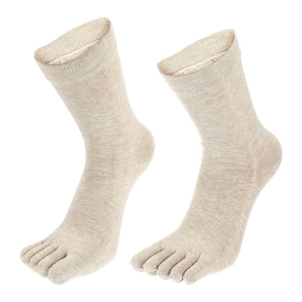 1 Pair Full Finger Five Toe Socks Unisex Non Slip Daily Fit Finger Socks