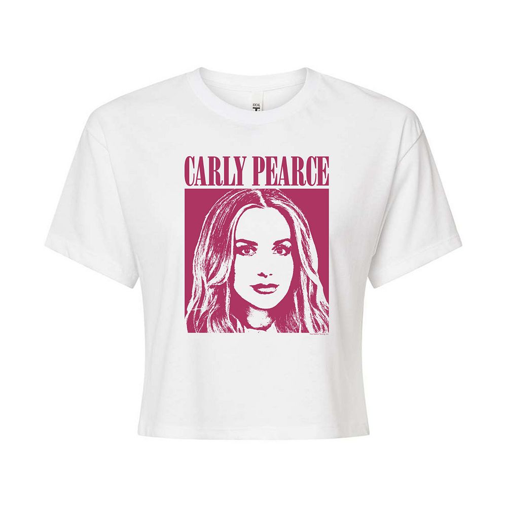 Juniors' Carly Pearce Cropped Tee