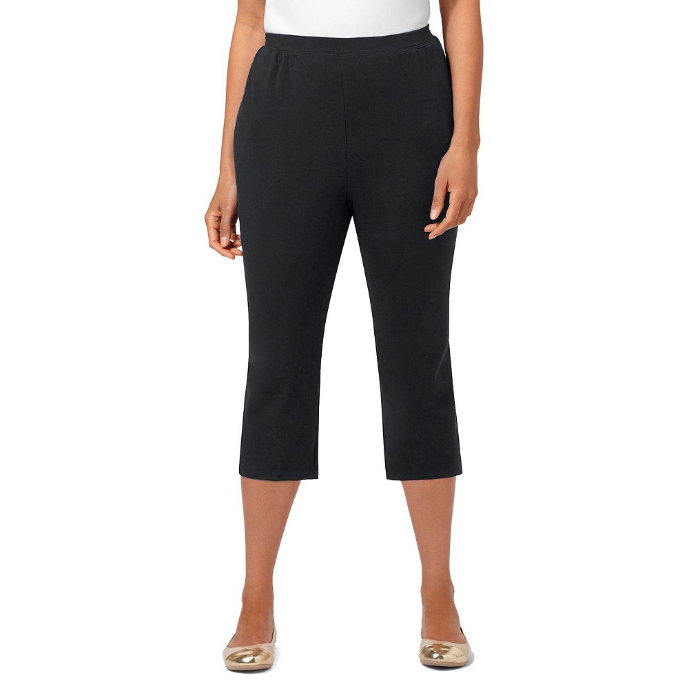 Catherines Women's Plus Size Petite Suprema Capri (With Pockets)