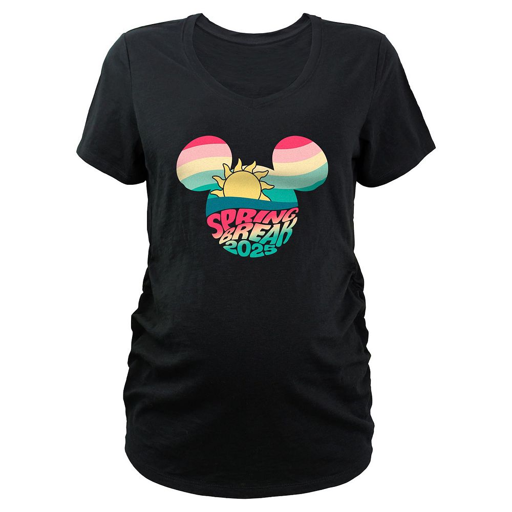 Disney's Mickey Mouse Spring Break 2025 Maternity Graphic Tee