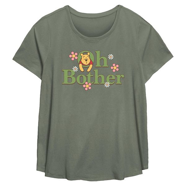 Disney's Winnie The Pooh Oh Bother Spring Flowers Plus Size Flowy ...