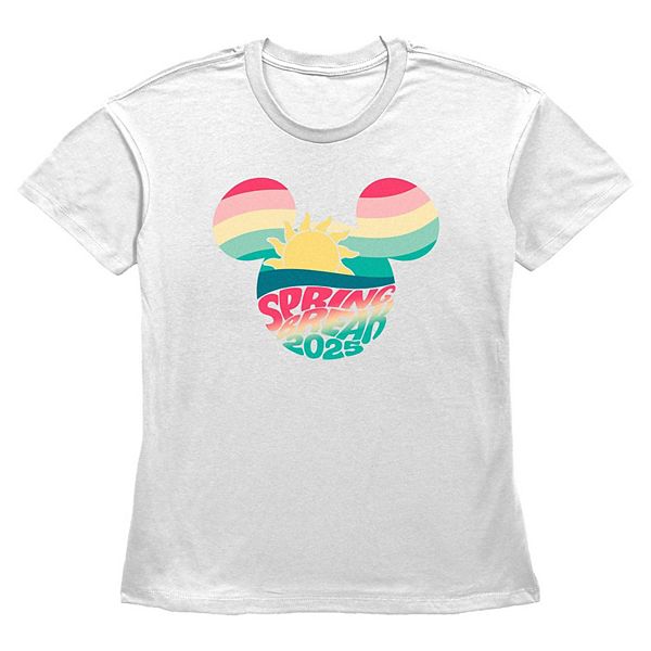 Disney's Mickey Mouse Spring Break 2025 Women's Graphic Tee
