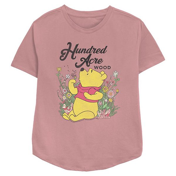 Disney's Winnie The Pooh Hundred Acre Wood Blowing Dandelions Women's ...