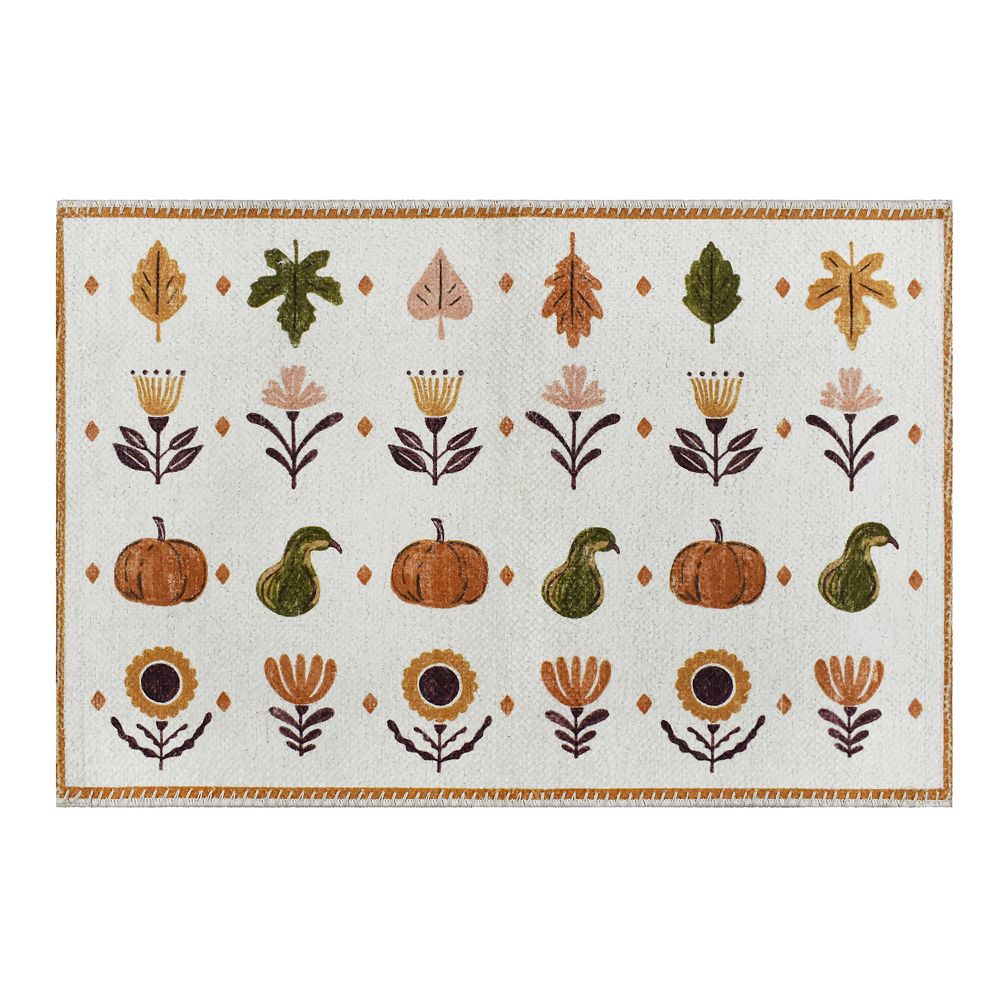 Celebrate Together™ Fall Washable Fall Icons 20" x 30" Area Rug