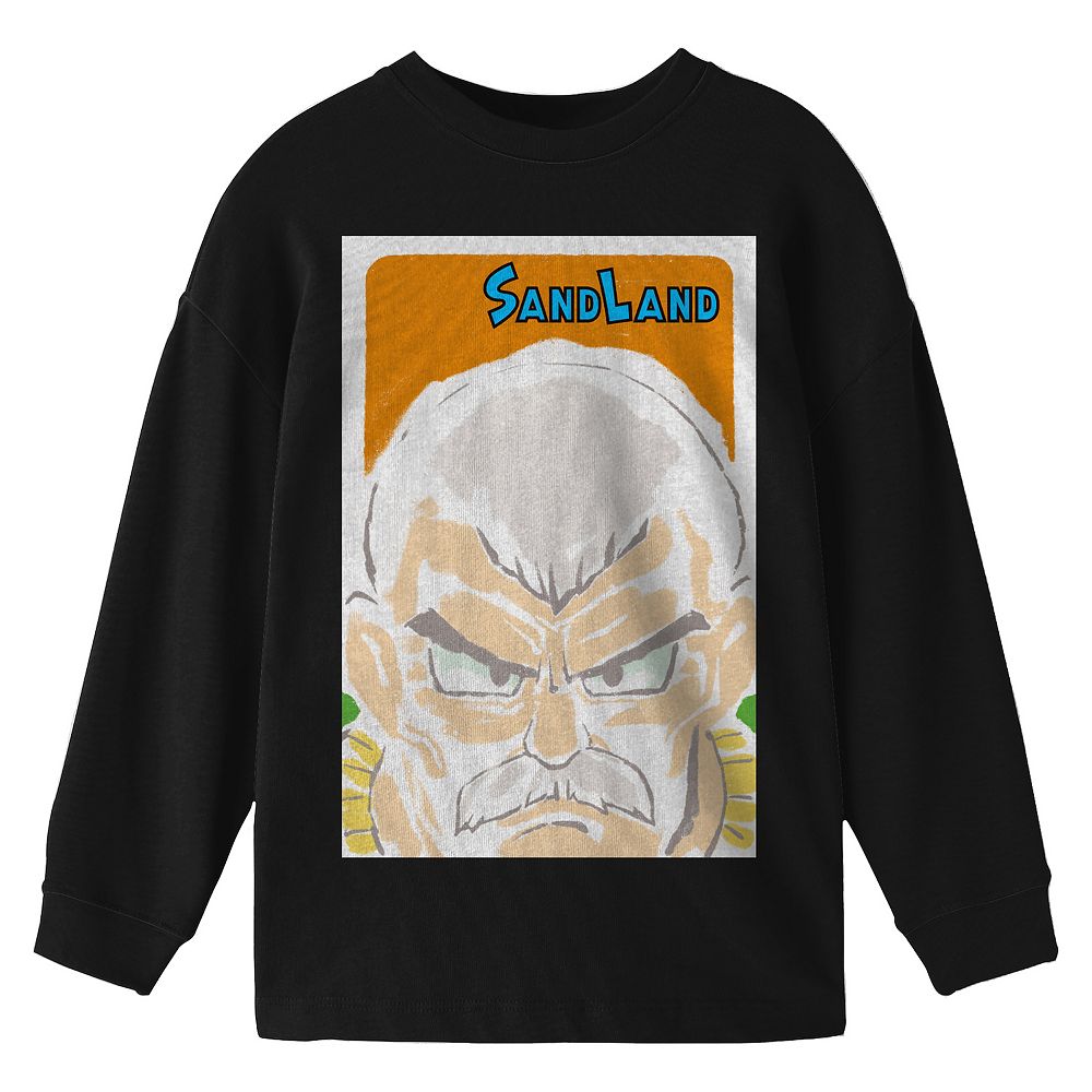 Boys Sand Land Sheriff Rao Poster Long Sleeve Tee