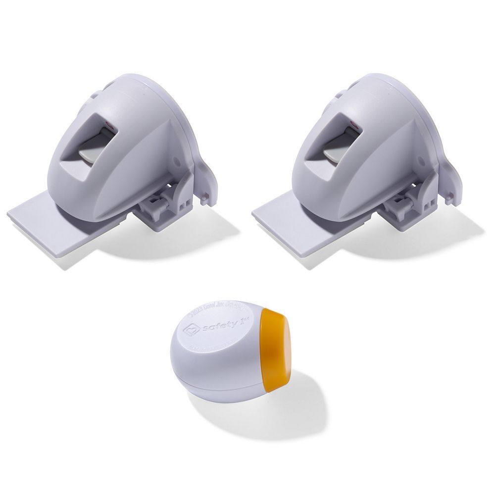 Safety 1st Secure-to-Explore Adhesive Magnetic Locks (2 Locks & 1 Key)