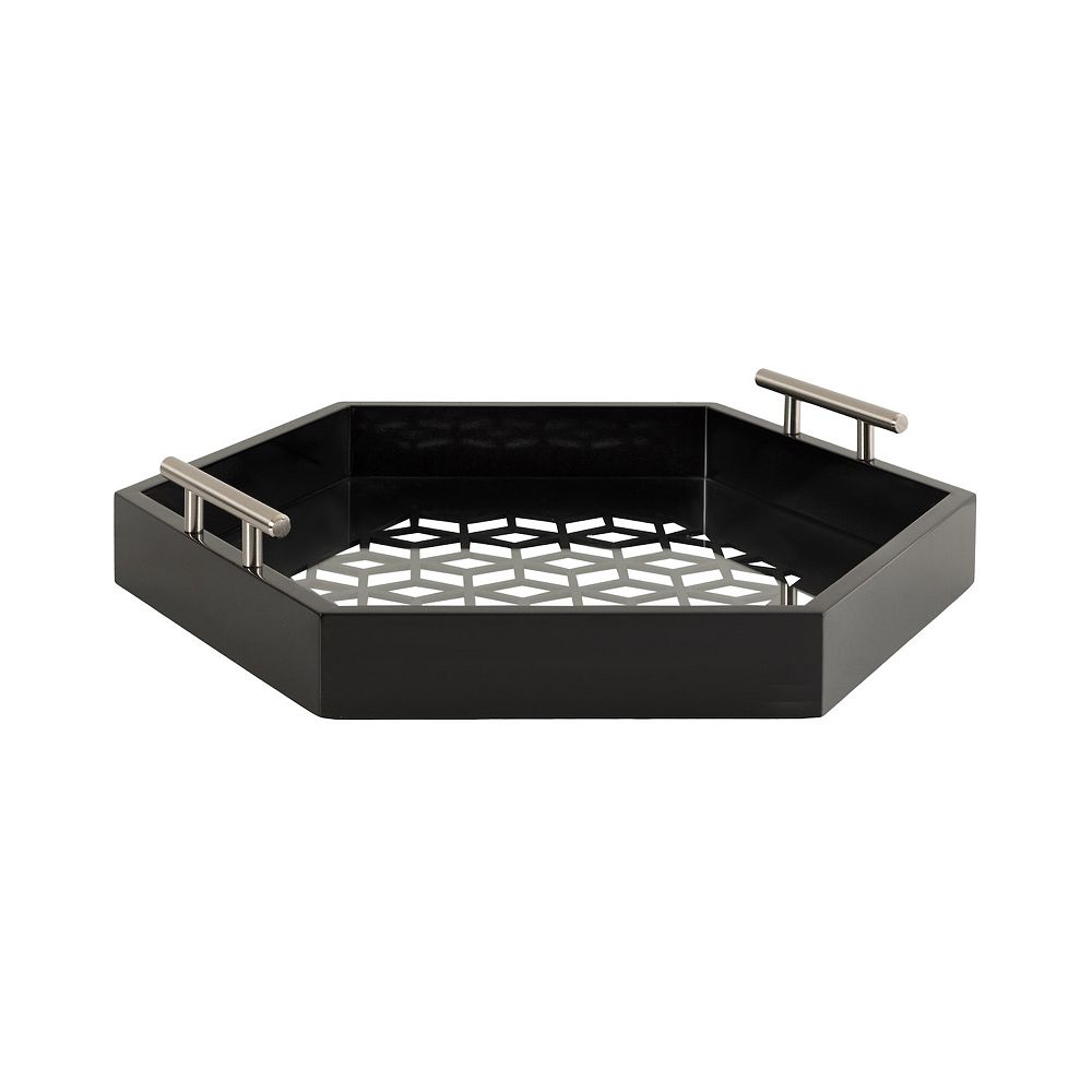 Caspen Hexagon Decorative Tray 18x18