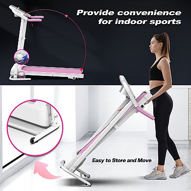 Merax Foldable Treadmill 2.5HP Electric Folding Treadmill Running ...