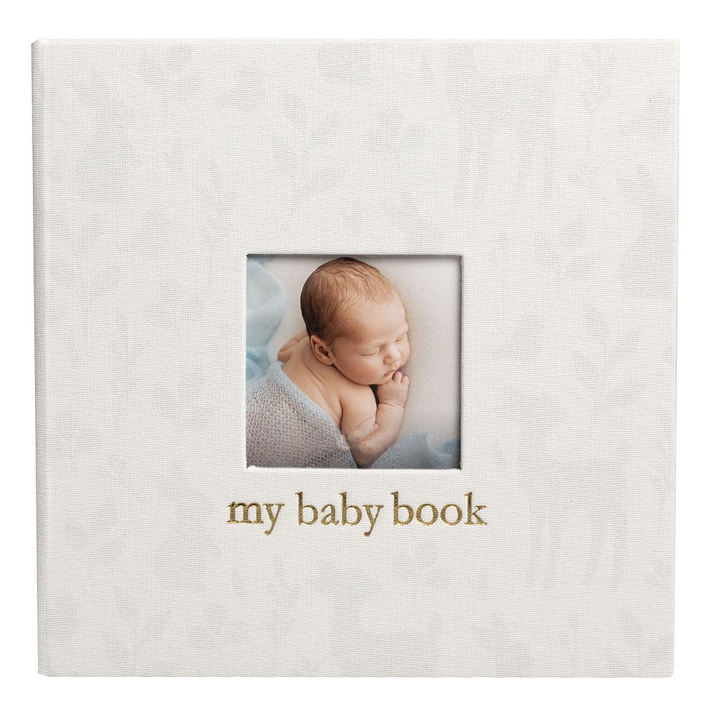 Pearhead Linen Woodland Baby Memory Scrapbook