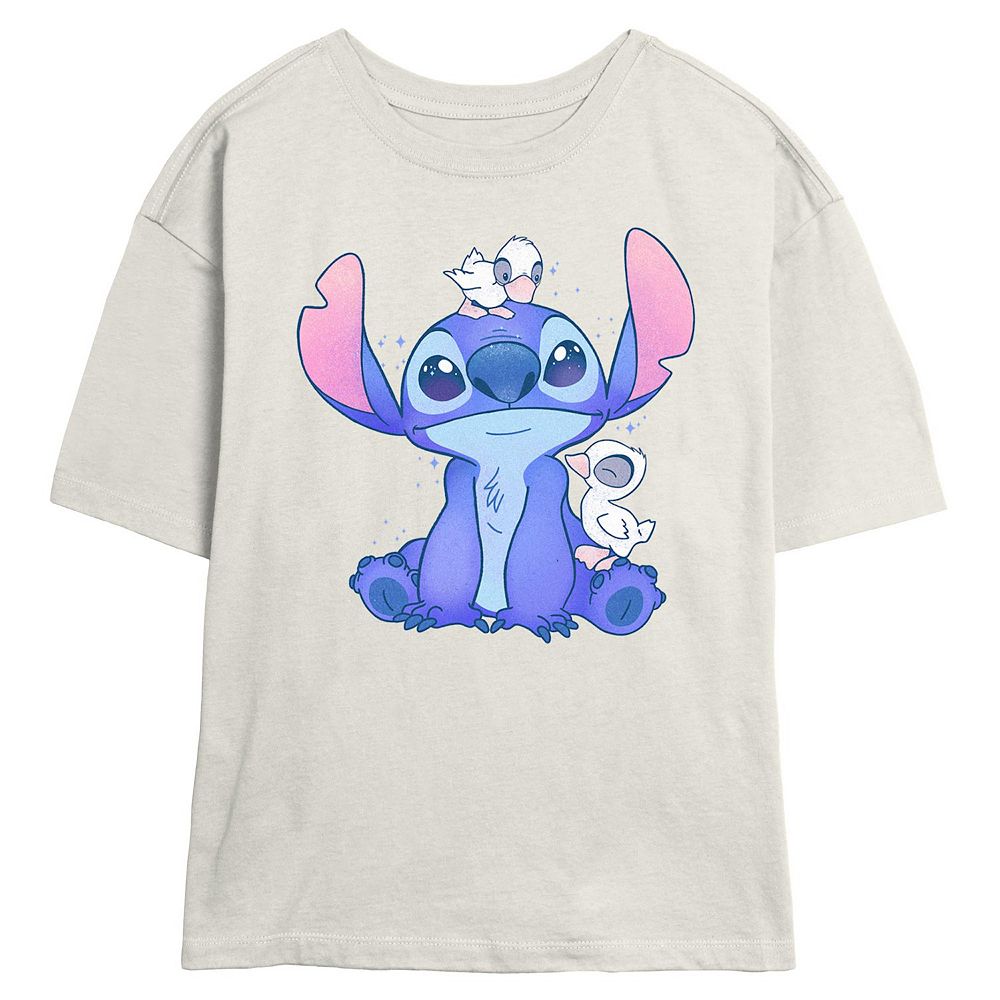 Disney's Lilo & Stitch Cute Ducklings Hanging With Stitch Juniors ...