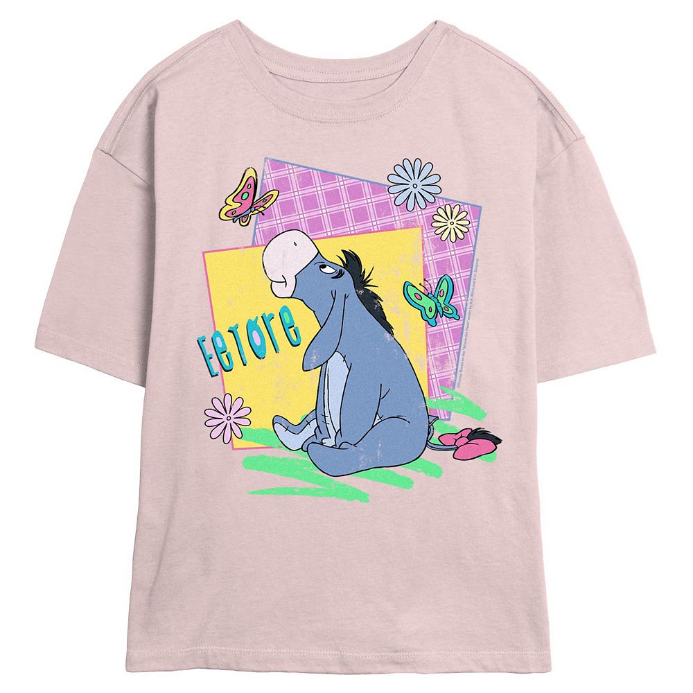 Disney's Winnie The Pooh Eeyore 90's Style Spring Vibes Juniors ...