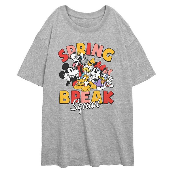 Disney's Mickey Mouse & Friends Spring Break Squad Juniors' Oversized ...