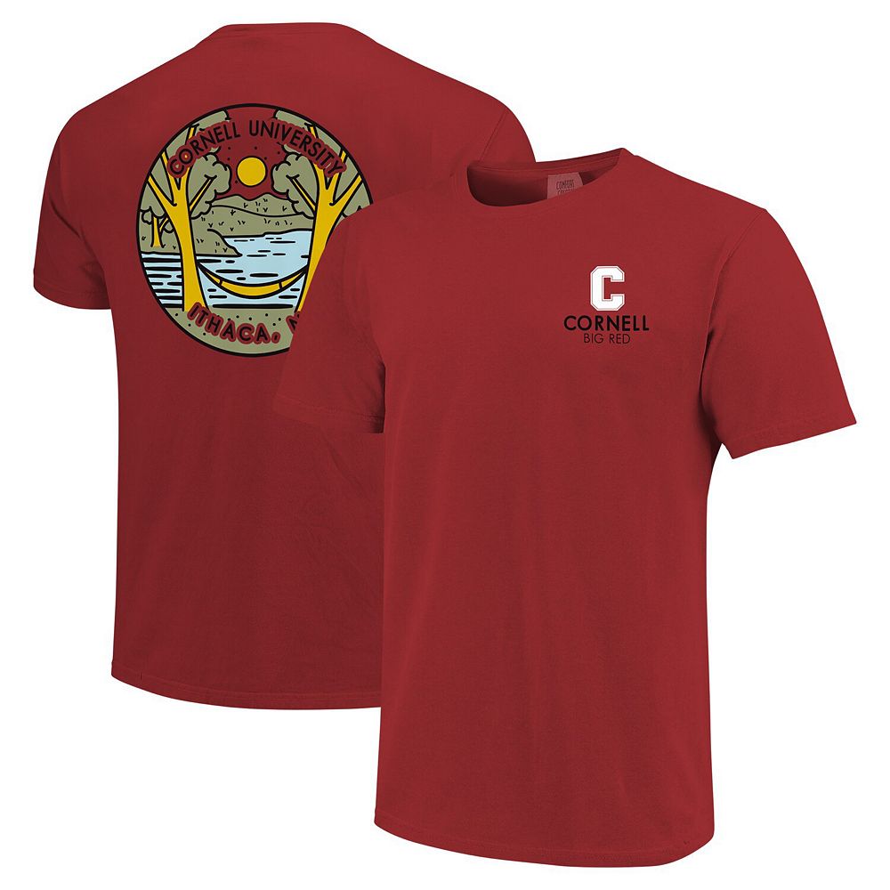 Unisex Red Cornell Big Red Scenic Comfort Colors T-Shirt