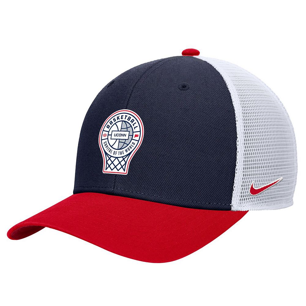 Men's Nike Navy UConn Huskies Back-to-Back Champs Rise Adjustable ...