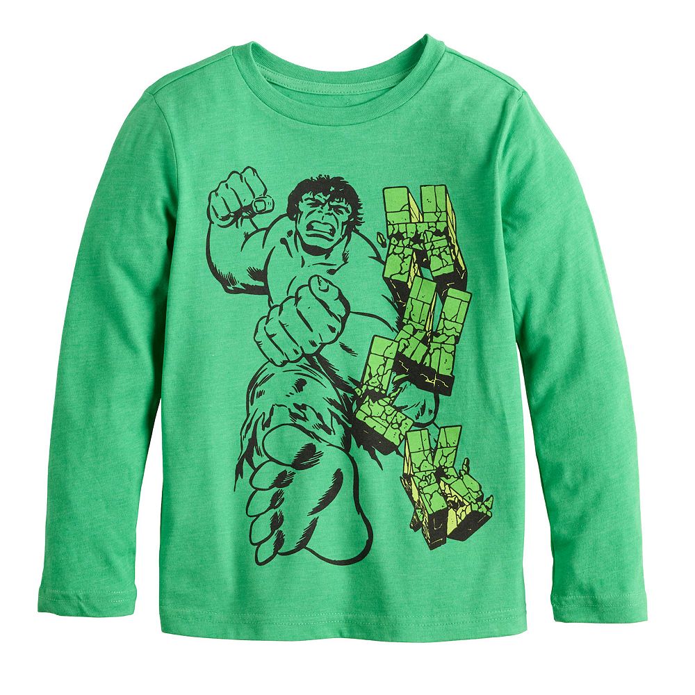 Baby & Toddler Boy Jumping Beans® Hulk Long Sleeve Graphic Tee
