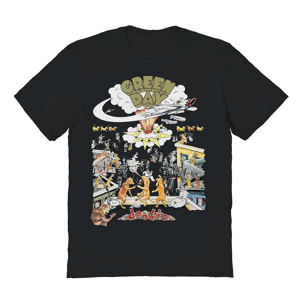 Men's Dookie Scene Green Day Graphic Tee